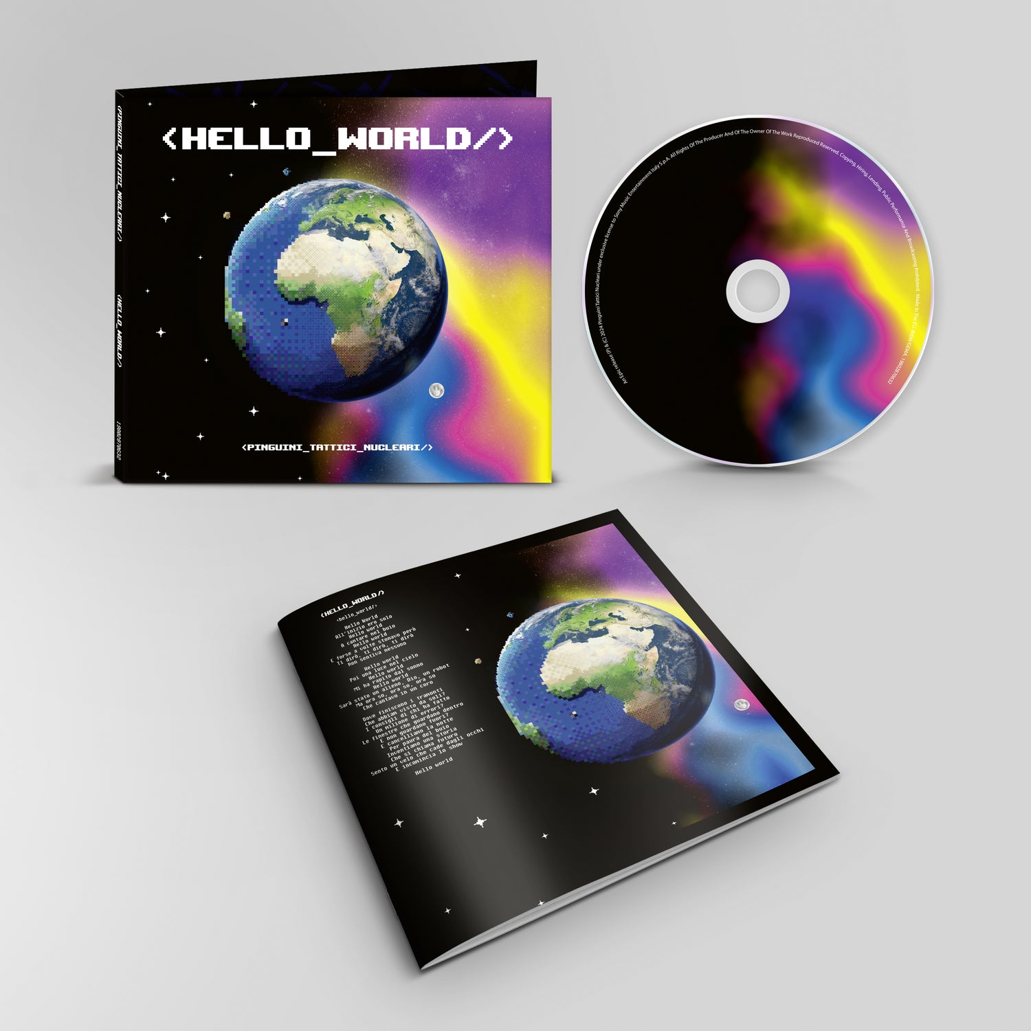 Pinguini tattici Nucleari Hello World CD Symphony Livorno – Symphony Shop